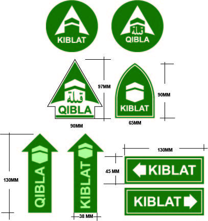 Kiblat sign, penanda kiblat yang terkini - TikTok Shop Malaysia