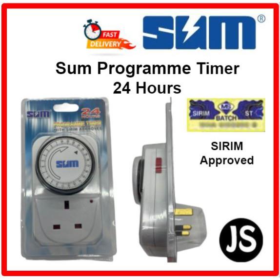 SUM Programmable Plug Socket Adapter With 24hr Timer Control - TikTok ...