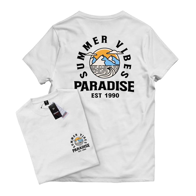 Applause - Kaos Surfing Summer Vibes Paradise 1990 Putih Cotton - Shop ...