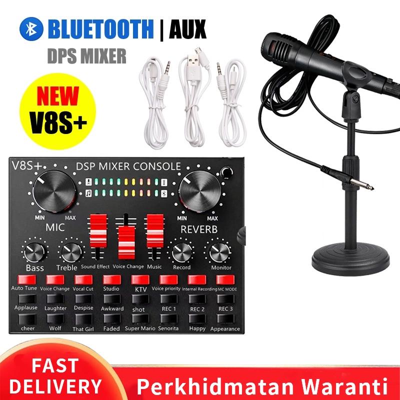 [5Year] Warranty Sound Card V8S/V8 DPS Mixer Live Sound Card - TikTok ...