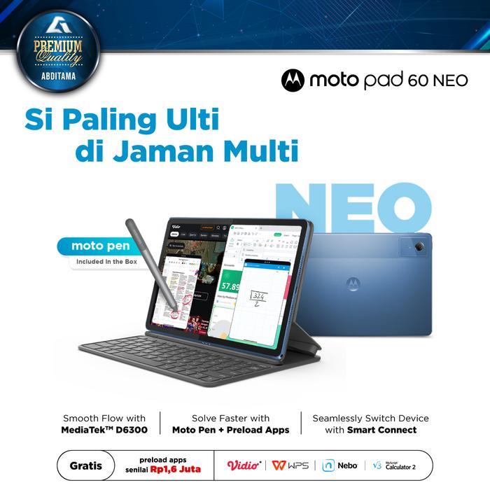 Promo Tablet Motorola MotoPad 60 Neo 11" 2.5K 4GB/128GB | 8GB/128GB | 8 ...