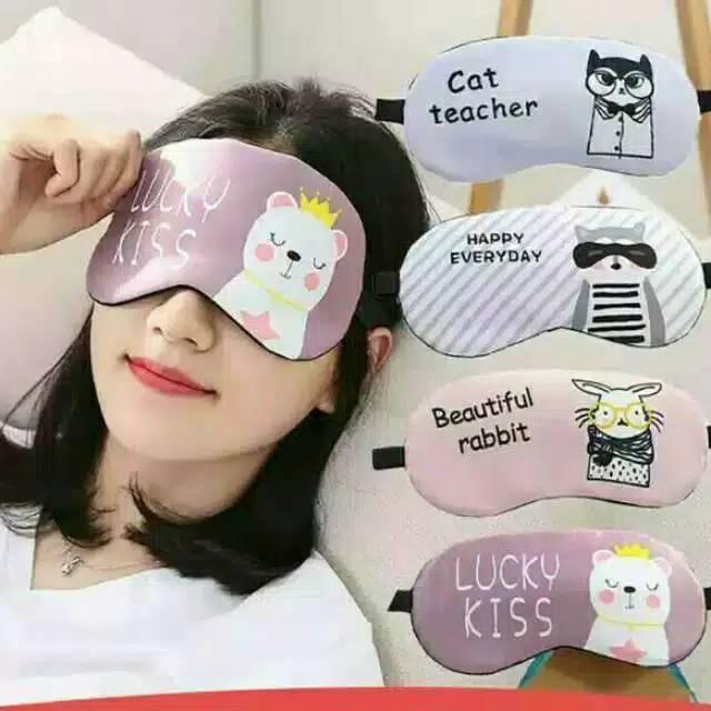Penutup mata tidur dengan gel pendingin / sleeping eye mask - Shop ...