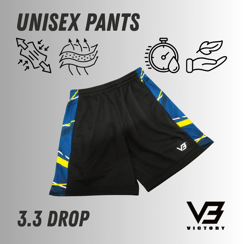 Shorts Seluar hitam 3.3 Blue Edition Rare V3 Sports O Fast Dry - TikTok ...