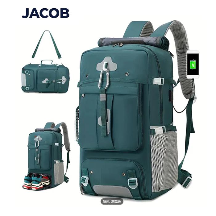 Promo 3in1 Tas Travel Backpack 80L Pria Multi-fungsi Waterproof with ...