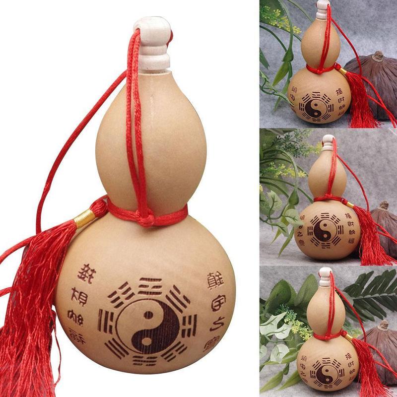 10cm Natural Mini Wine Gourd Crafts Art Collection Chinese Traditional ...