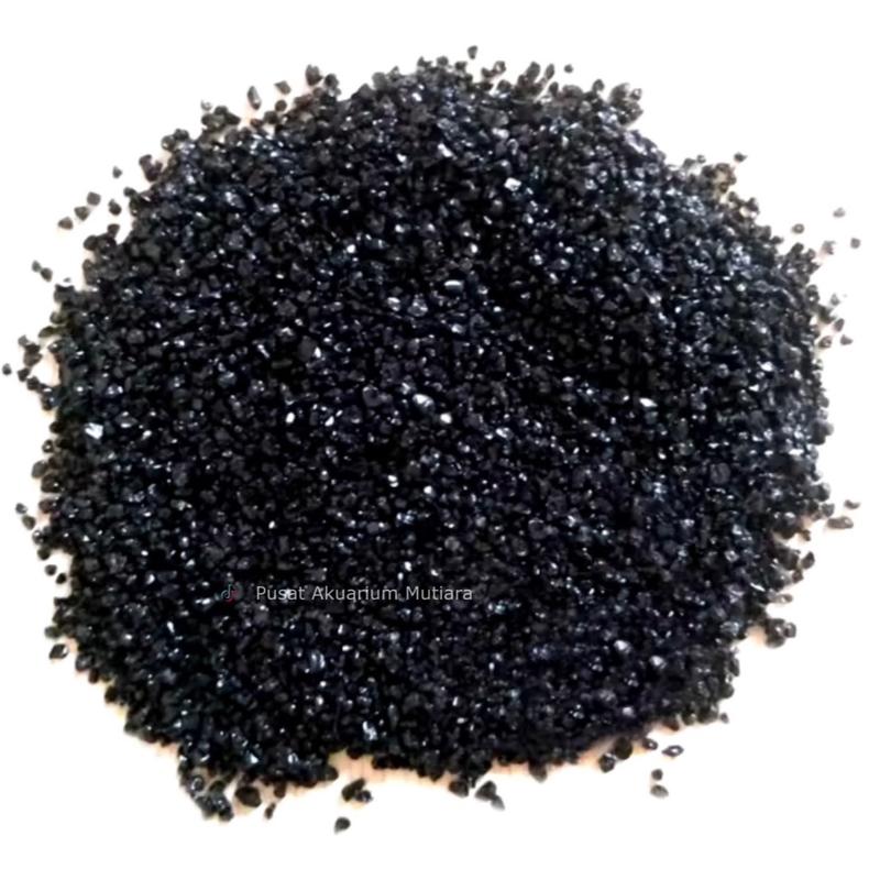 Grade A Pasir Hitam Putih Hiasan Akuarium Crystal Black Whit - TikTok ...