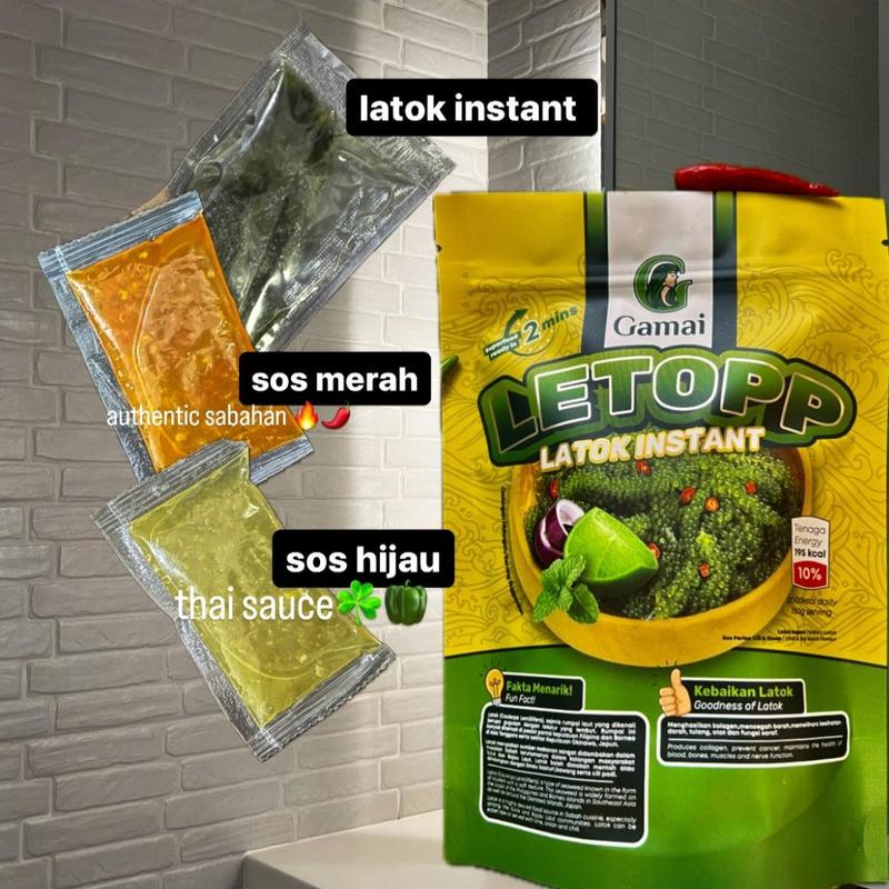 Latok Letopp shrink by Gamai Food Seaweed snack - TikTok Shop Malaysia