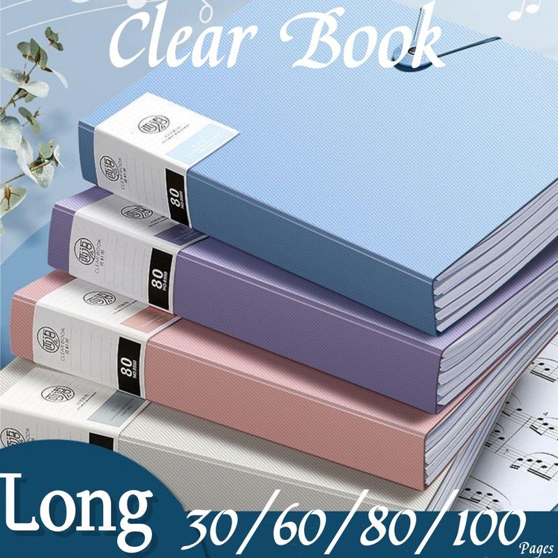 Long Clear Book Document Organizer Clearbook File Paper Folder - TikTok ...
