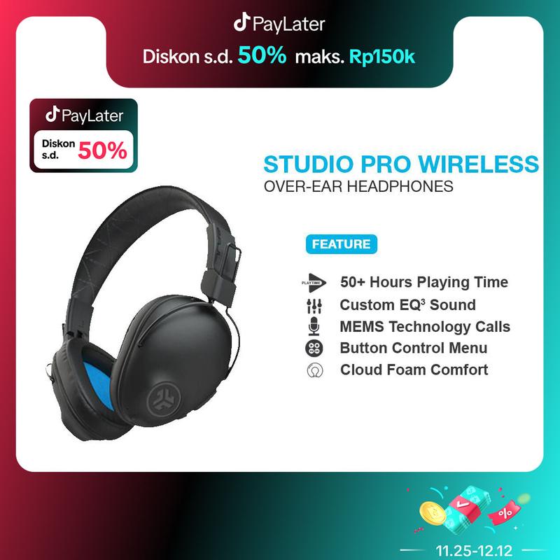 JLab Studio Pro Wireless Over Ear Headphones Bluetooth Earphone - Shop ...