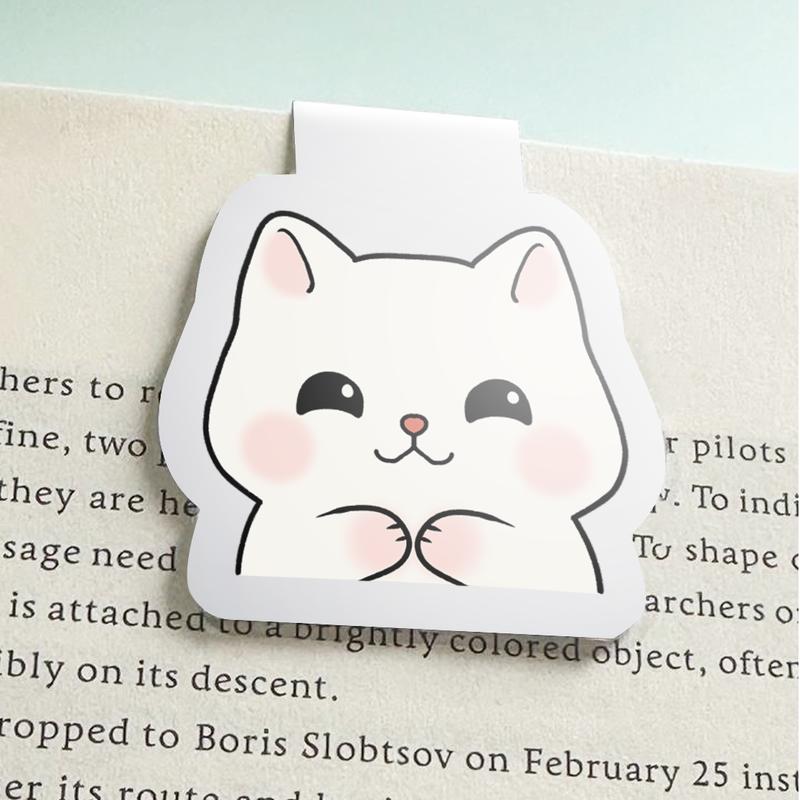 Cat Magnetic Bookmarks Custom Printed Matte Finish High Quality ...