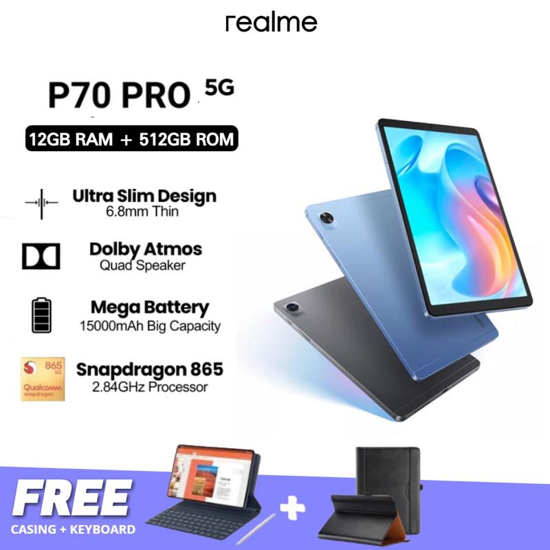 [Refurbished] Realme pad P70 Tablet (16GB RAM + 512GB ROM ...