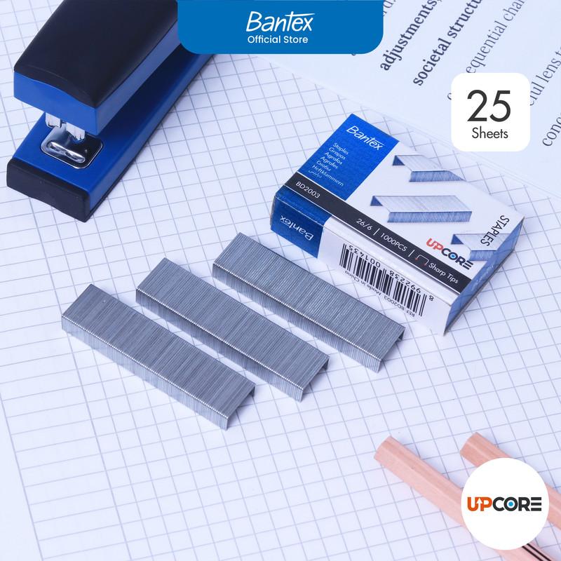 Bantex Staples 26/6 Ujung Tajam Anti Karat | Untuk 30 Lembar Kertas ...