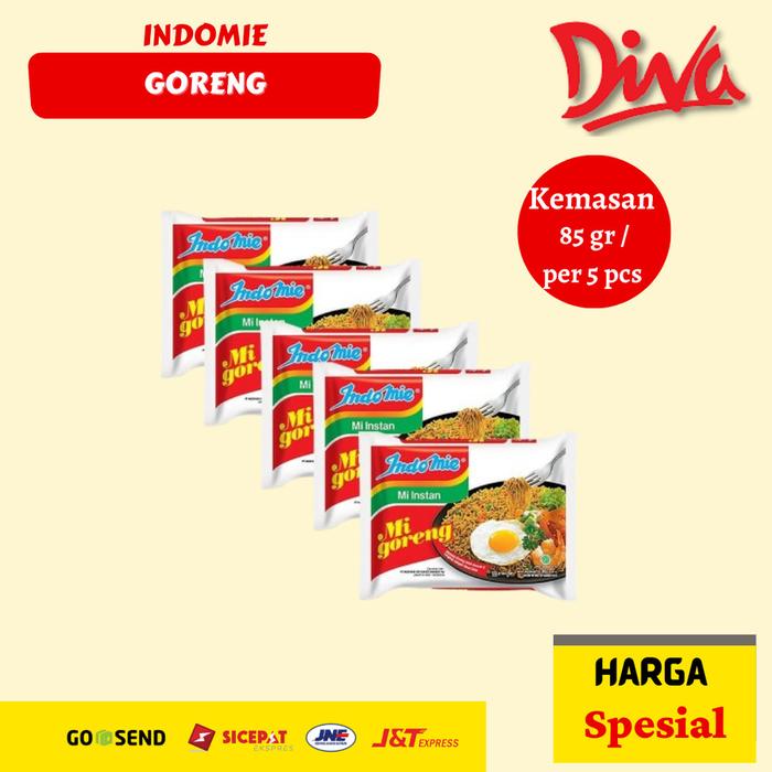 Promo Indomie Goreng 5 Pcs | 10 PCS | 1 KARTON / indomie goreng ...