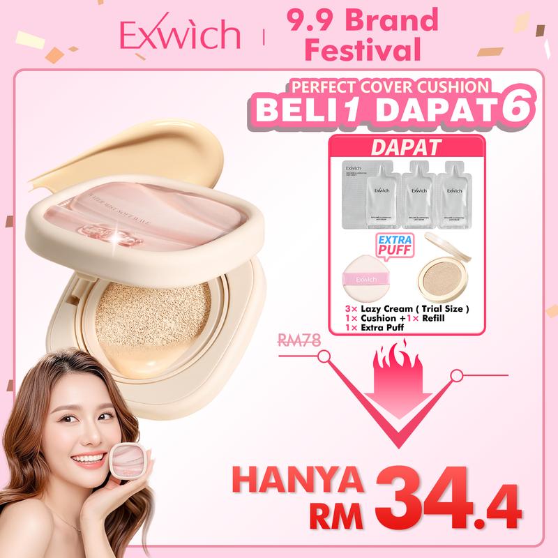 【HOT SHADE PRALINE】Exwich Perfect Cover Cushion Matte Cushio - TikTok ...