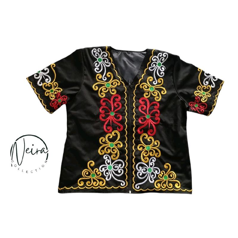 Rompi dayak Kalimantak motif Borneo Wanita Termurah Santai Atasan ...