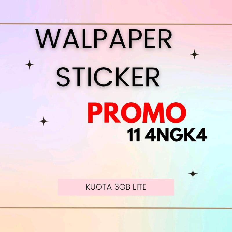 WALLPAPER Sticker 4ngk4 11dijit Berkualitas Kode 333x Stiker Bahan anti ...