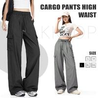 Promo KKTOP Cargo Pants Wanita High Waist Korean Style Oversize Longgar ...