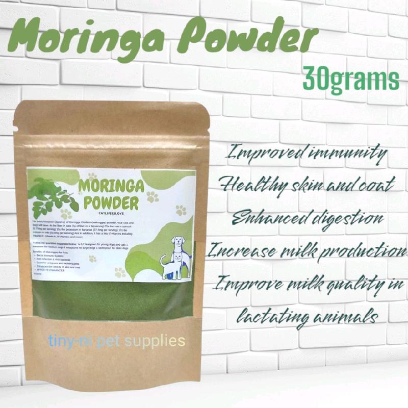 Moringa Powder for Pet Dog and Cat|30g Boost Immune System, Good ...