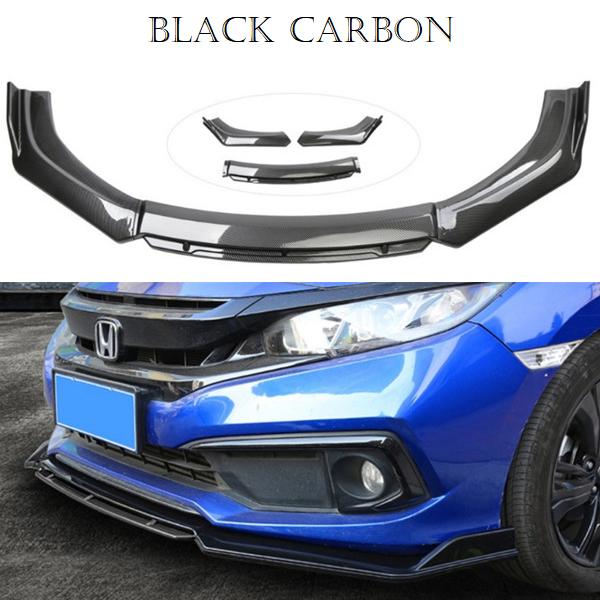 Universal Front Sharp Bumper Lip Body Kit Spoiler Red Black Blue ...