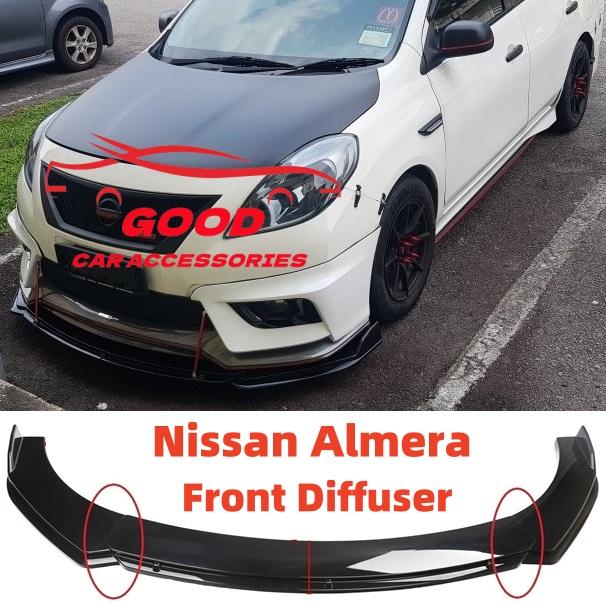 Nissan Almera 2012-2019 Front Bumper Diffuser Lip Wrap Angle - TikTok ...