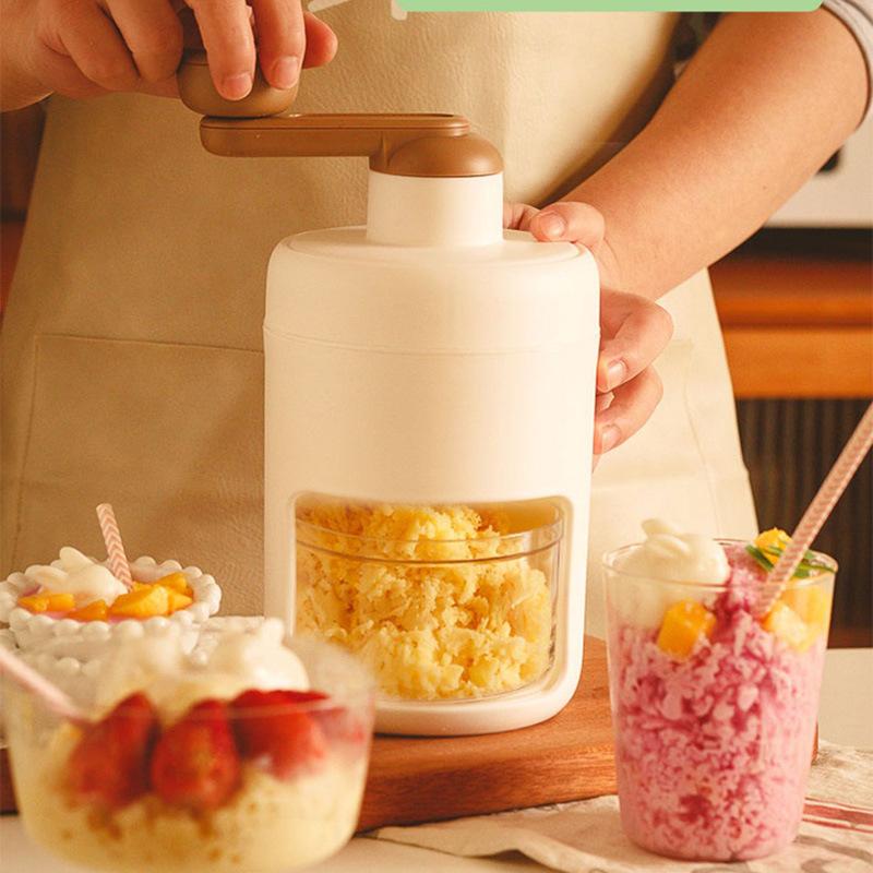 DIY Hand-Crank Ice Crusher, Milk Shake Making Smoothie, Household Ice ...