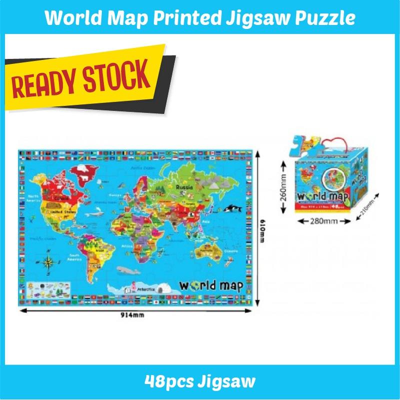 Set Puzzle Dunia EVA, Puzzle Pendidikan Hadiah Ulangtahun untuk ...
