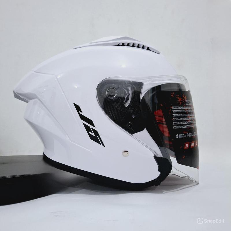 Helm Kekinian Sanmory Half Face ST15 J5 MLA Solid Visor Clea - Shop ...