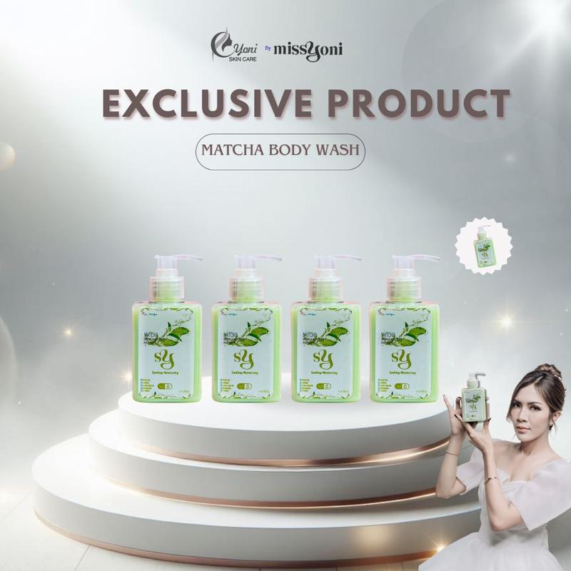 YONI - LEBIH HEMAT ISI 4 + 1 BODY WASH MATCHA BRIGHTENING DOSTING ...