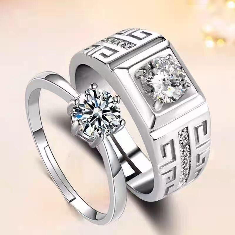 Cincin Perkahwinan Pasangan, Fesyen Popular, Reka Bentuk Mudah, - TikTok Shop Malaysia