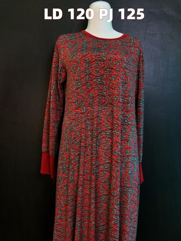 Dress Panjang Merah Lebar Dada 120 cm Panjang 125 cm - Shop | Tokopedia