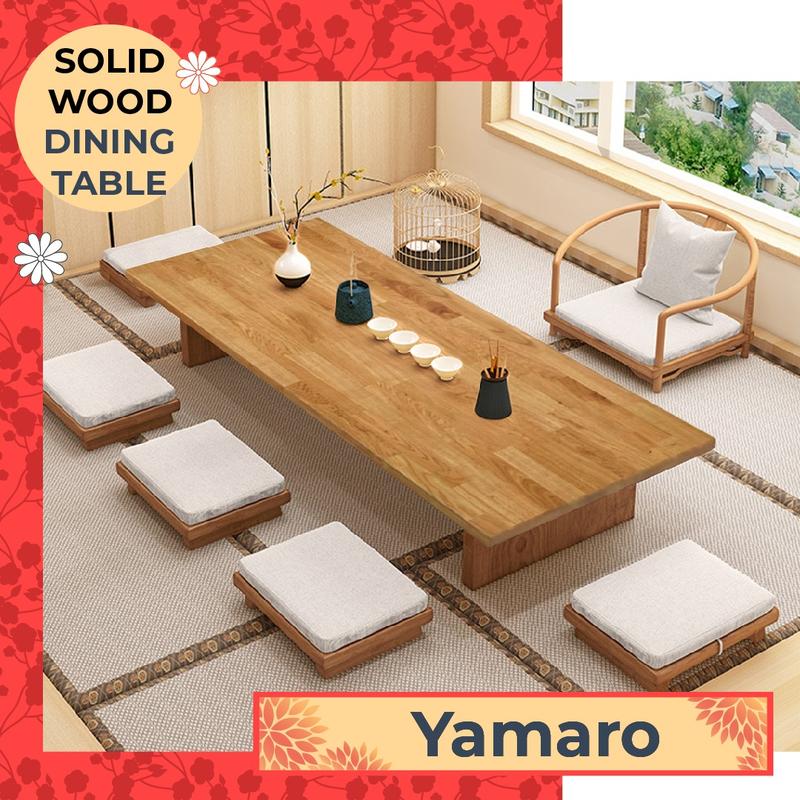 Tatami Japanese Solid Wood Dining Table/ Full Solid Wood Japanese ...