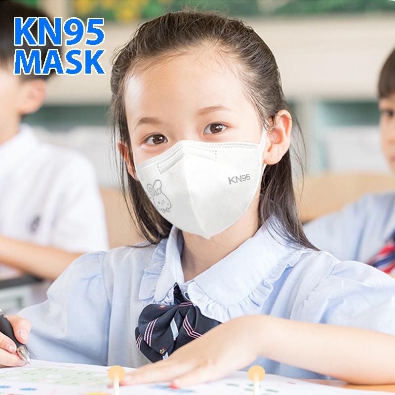 100pcs Kids Kn95 Mask Korean Style Original Fda Approved 5d 5ply ...