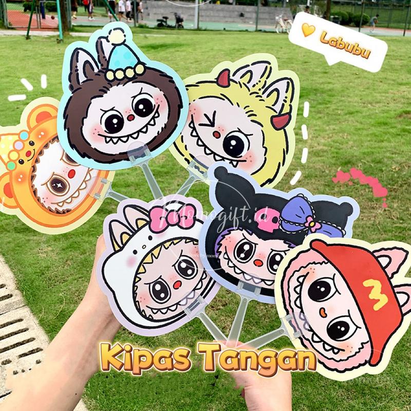 Kipas Tangan Karakter Labubu Hadiah Souvenir Cantik Unik KPS/C - Shop ...