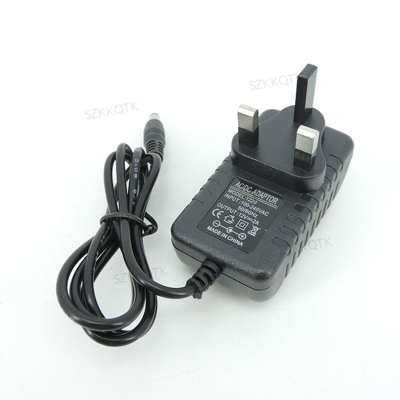 5pcs /lot UK Plug AC 220V to DC 12V 2A 2000ma Power Supply Transformer ...