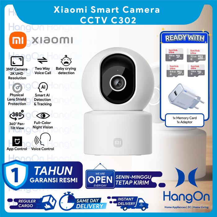 Promo Xiaomi CCTV C200 / C300 / C201 / C302 Mi Home Smart Security ...