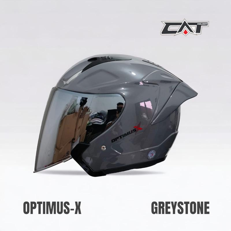 Helm CAT Optimus-X SNI Spoiler Panjang untuk Sepeda Motor - Shop ...