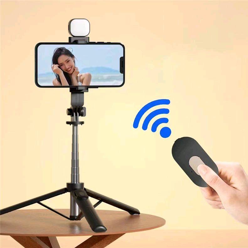 TONGSIS+TRIPOD HP R1s 360° BISA PENDEK PANJANG Selfie Stick Tripod ...