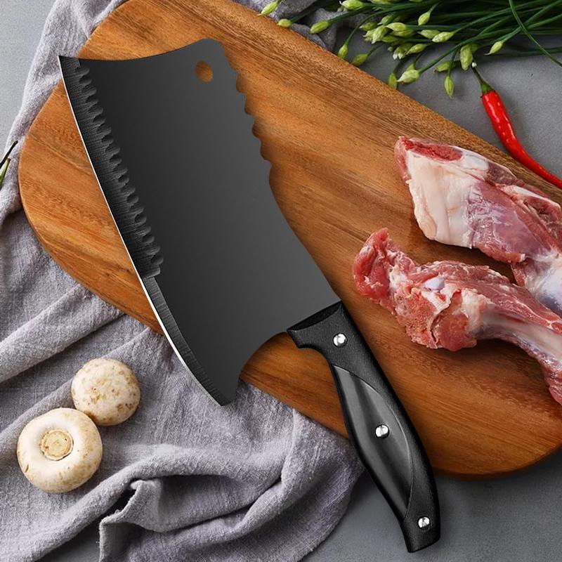 COD RSR Pisau Daging Kitchen Cleaver Knife 3cr13 Stainless Steel - Shop ...