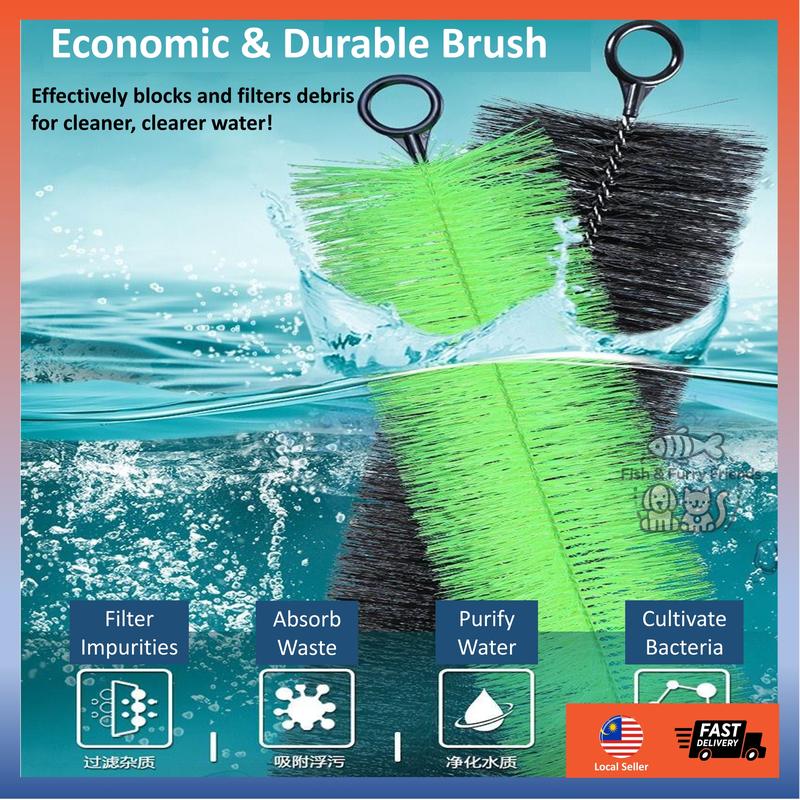 Multi Length Fish Pond Filter Brush Stainless Steel Wire Koi - TikTok ...