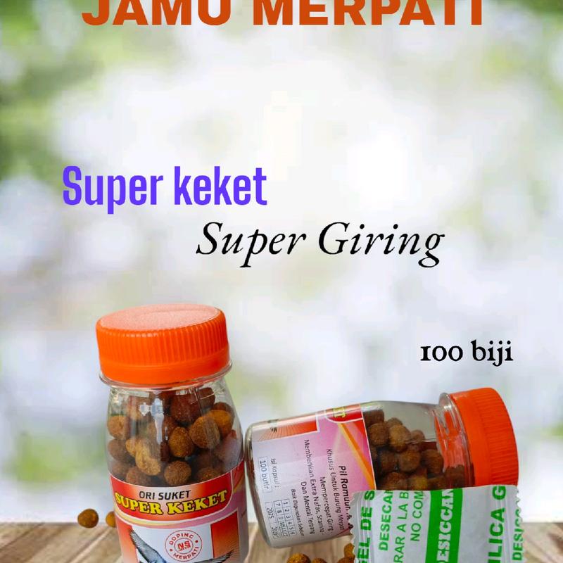 JAMU PIL MERPATI GIRING KEKET 100 butir NAFAS KUAT BURUNG DARA - Shop ...