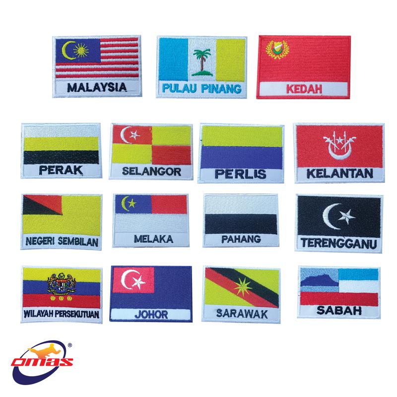 Embroidered Flag Patches / Sulaman Logo Bendera / Lencana IRON - TikTok ...