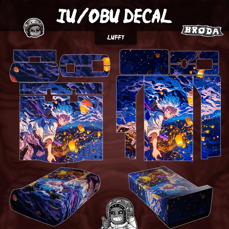 Motorbike Slim IU OBU Sticker Waterproof "Luffy" - TikTok Shop Singapore