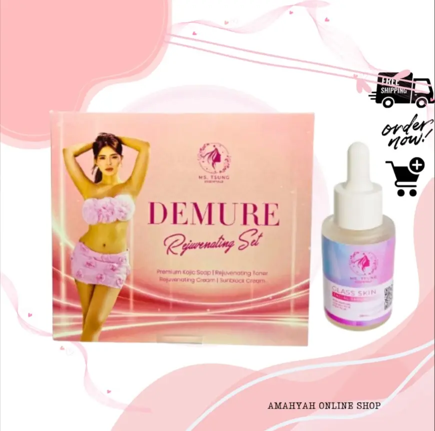 Ms. Tsung Essentials Rejuvenating Set and Glass Skin Facial Serum Combo ...