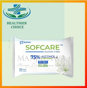 Respack Sofcare Alcohol Wipes 10's per pack (exp01/25) - TikTok Shop ...