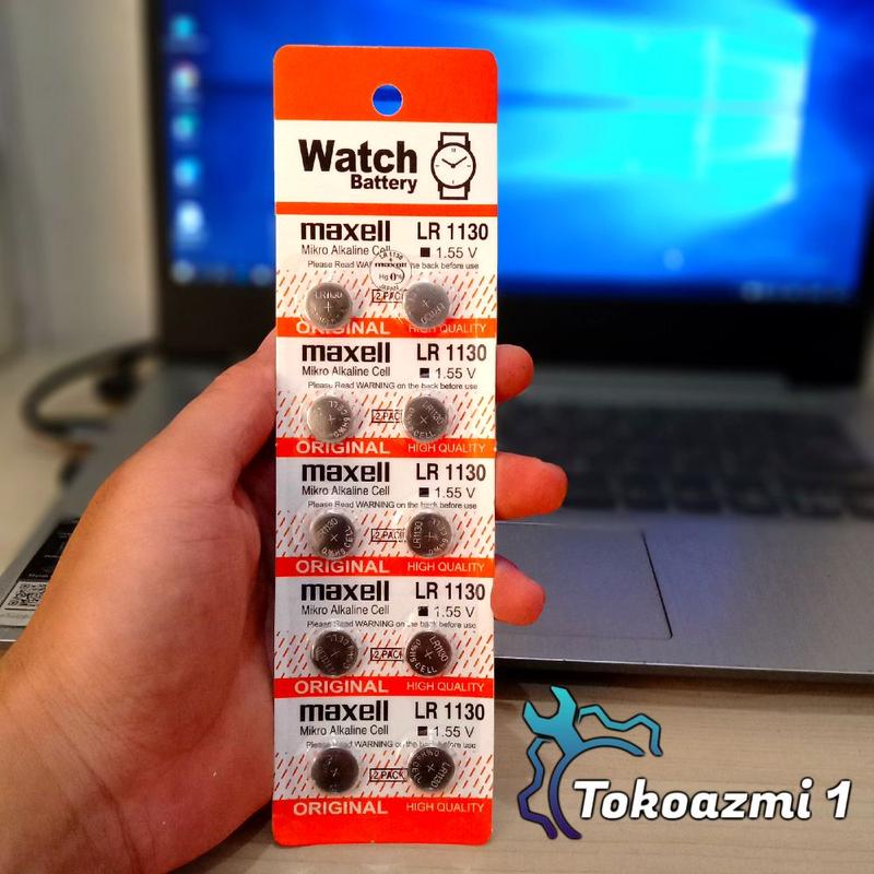 BATERAI MAXELL LR1130 / AG10 ISI 10 PCS PER LEMBAR - Shop | Tokopedia