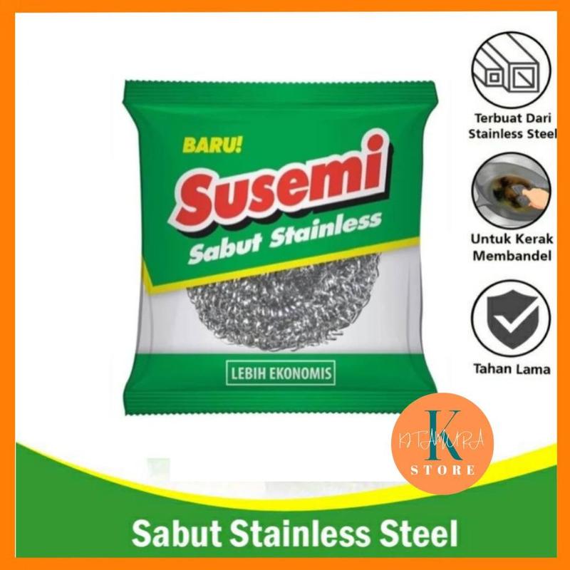 Susemi Sabut Stainless Regular Cuci Piring Sabut Kawat Anti Karat ...