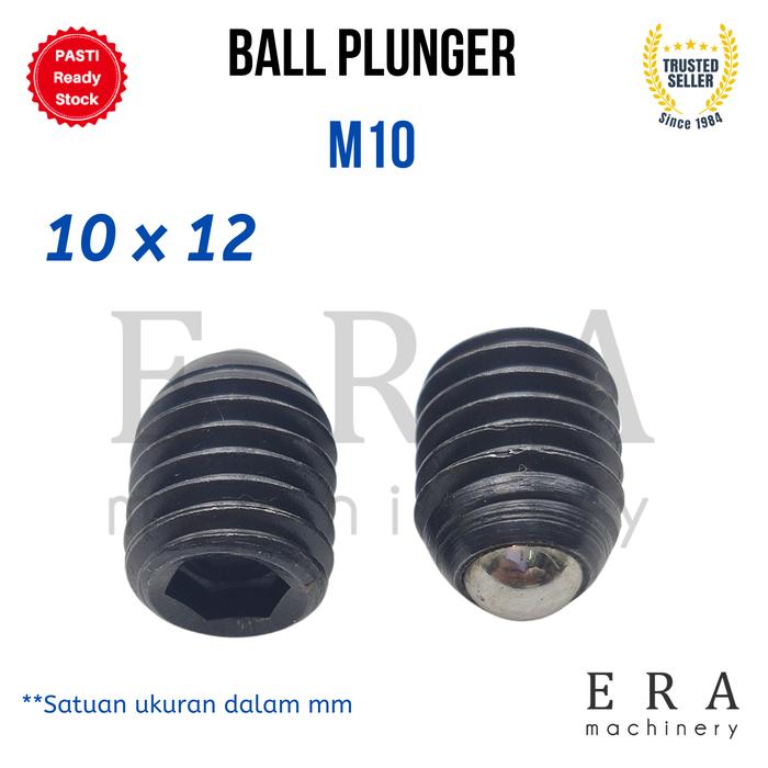 Jual Ball plunger M10 M12 Baut Stopper 10mm 12mm 10 12 mm Baut Pelor ...