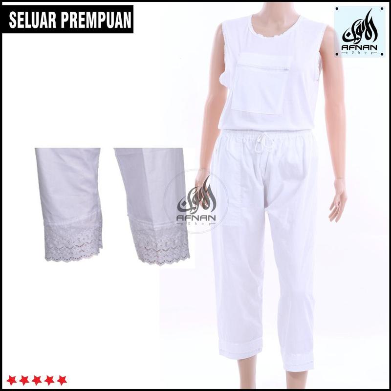 SELUAR PUTIH JUBAH HAJI UMRAH SELUAR PEREMPUAN BERPOKET BERZIP - TikTok ...