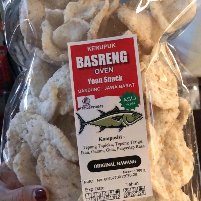 Kerupuk Basreng Oven Rasa Original Bawang - Snack Makanan - Food - Shop ...