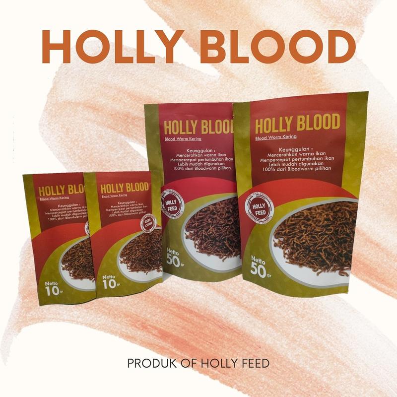 HOLLY BLOOD 50 GRAM / BLOODWORM KERING / CACING BEKU / BLOODWORM - Shop ...
